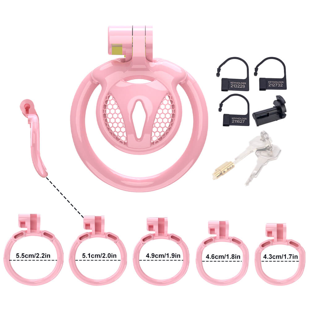 Cassian - Penis Cage - Sissy Cage - Male Chastity Device With Five Rin ...