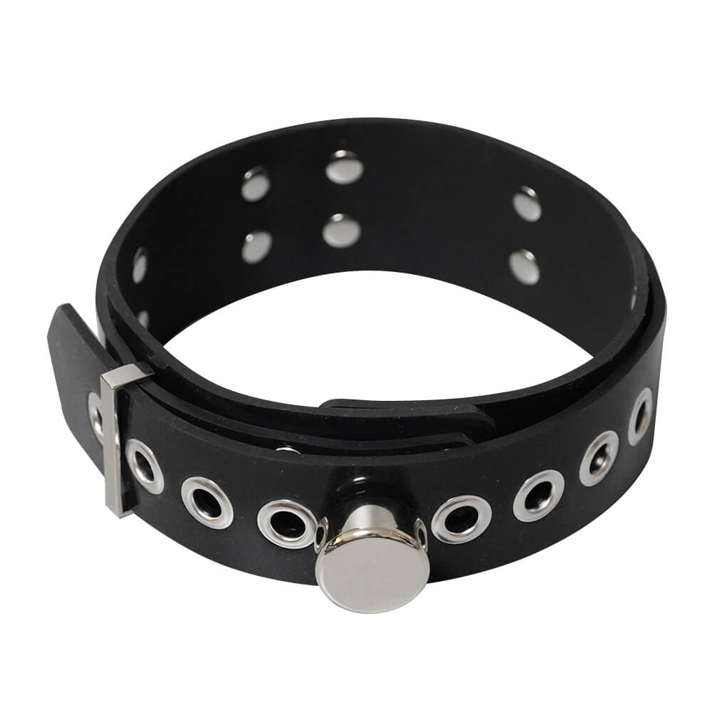Silicone BDSM Collar with Magnetic Lock - KBboy MagLock Series