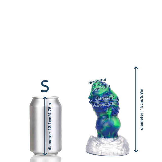 SWISOK Bobby - Fantasy Dragon Dildo - Knot Dildo - 4 Sizes Silicone Di ...